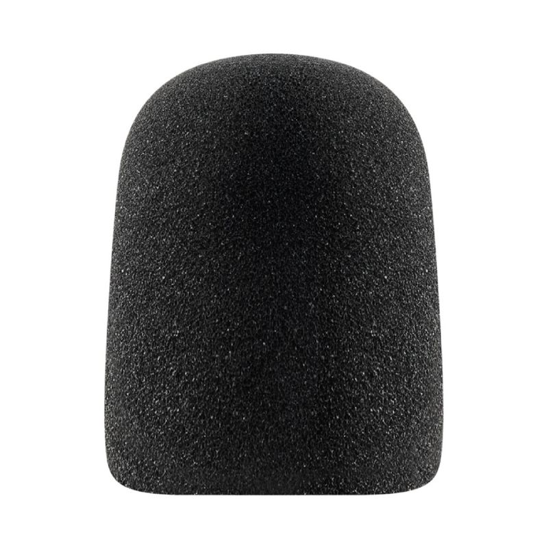 Large Black Microphone Sponge for Noise Elimination and